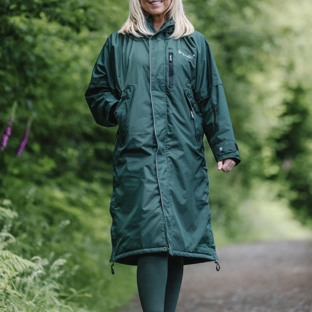 Drywalks | Lightweight Waterproof Jacket for Dog Walkers | Green